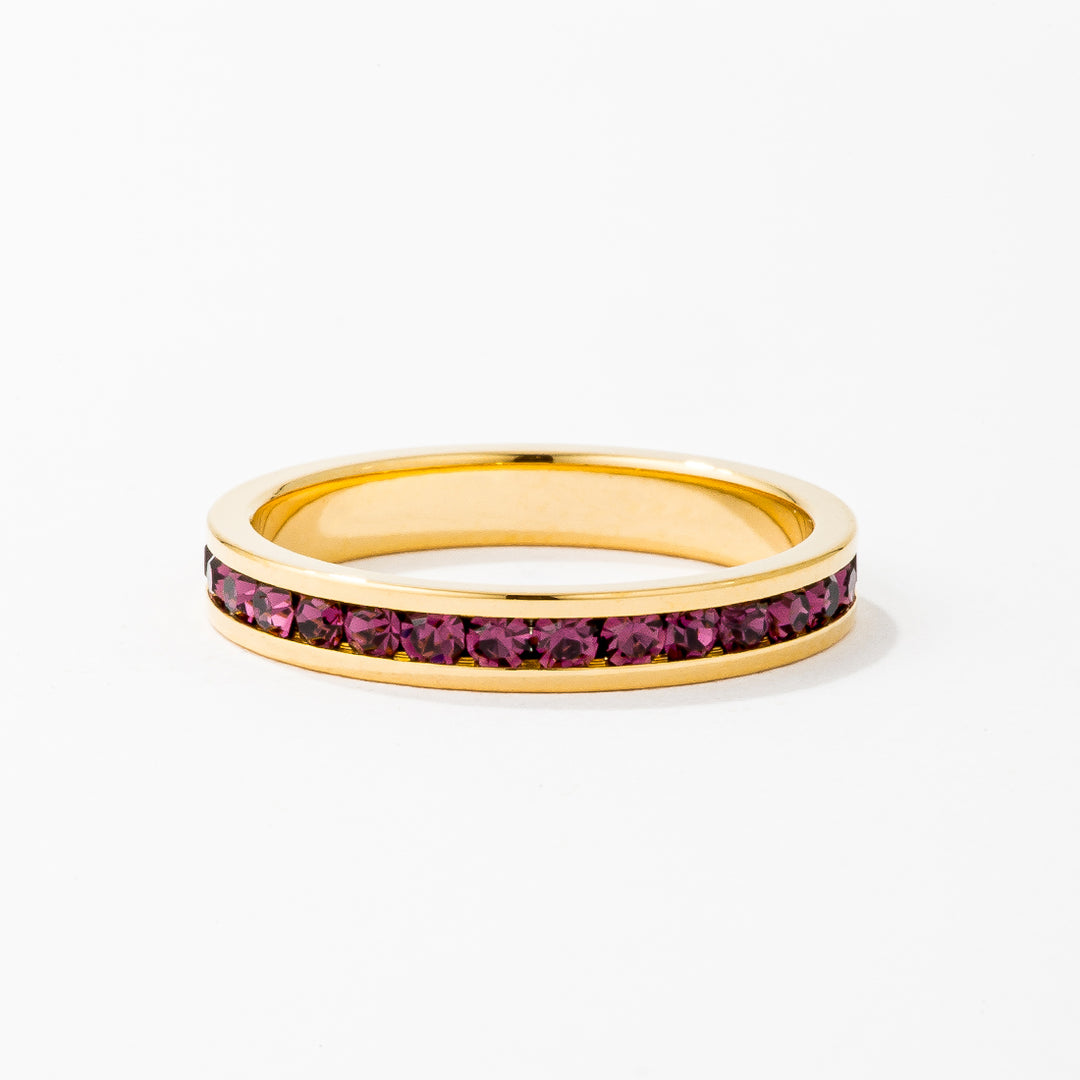 Tessa Amethyst Crystal Eternity Band – BaubleBox